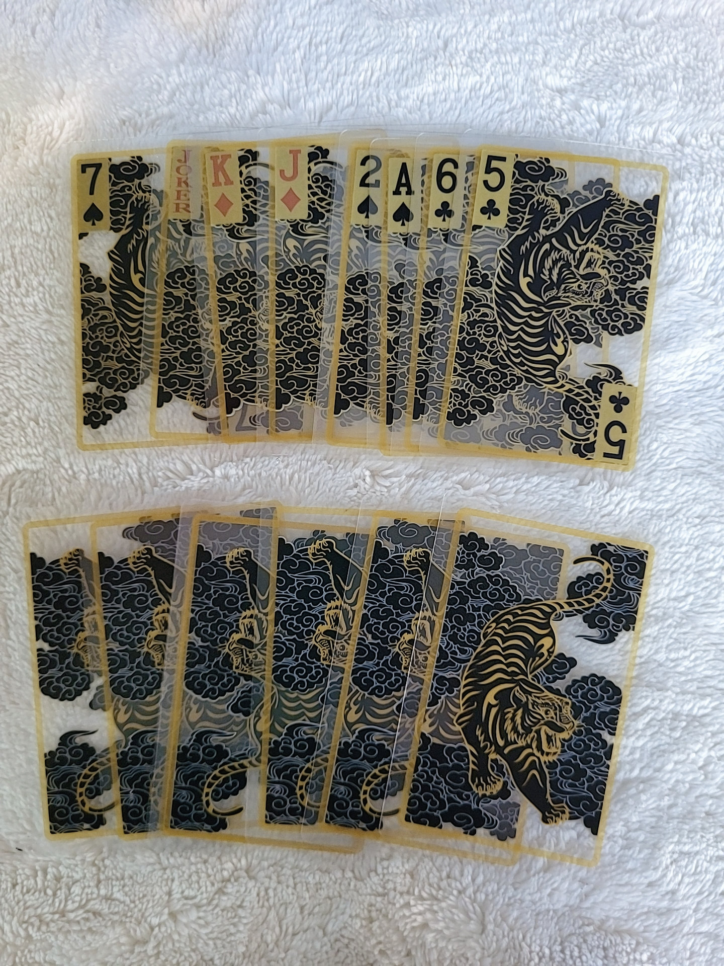 Playing Cards Poker Cards Tiger Cards Dragon Cards - Etsy