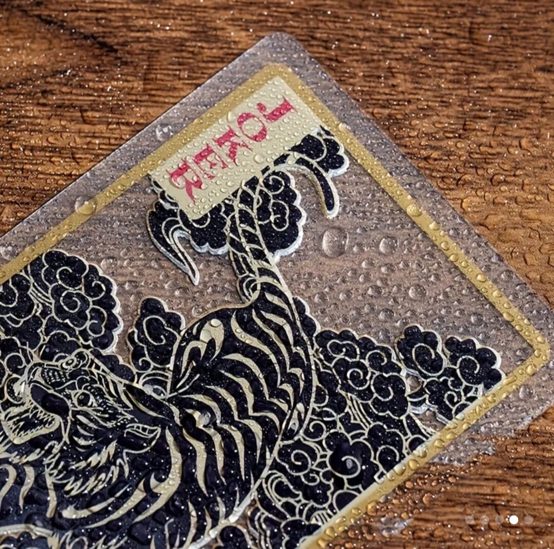 Playing Cards Poker Cards Tiger Cards Dragon Cards - Etsy