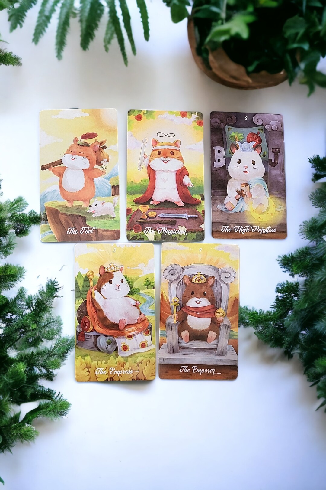 Tarot Cards, Tarot Deck, Animal Tarot, Cute Tarot, Standard Sized - Etsy