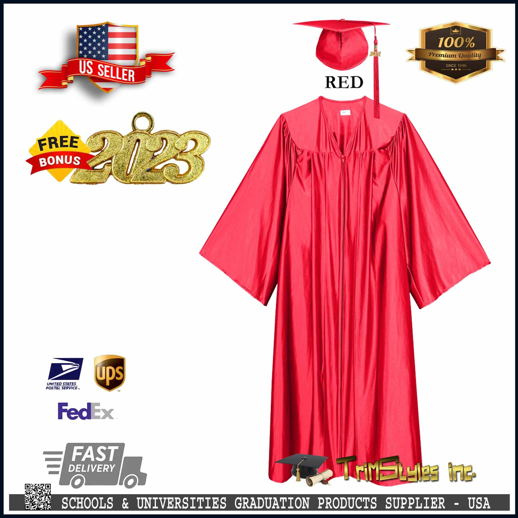 Graduation Cap and Gown 2023 Tassel College or High School - Etsy