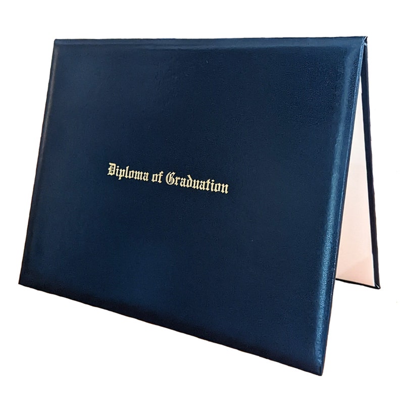 Imprinted Diploma Covers Diploma of Graduation - Etsy