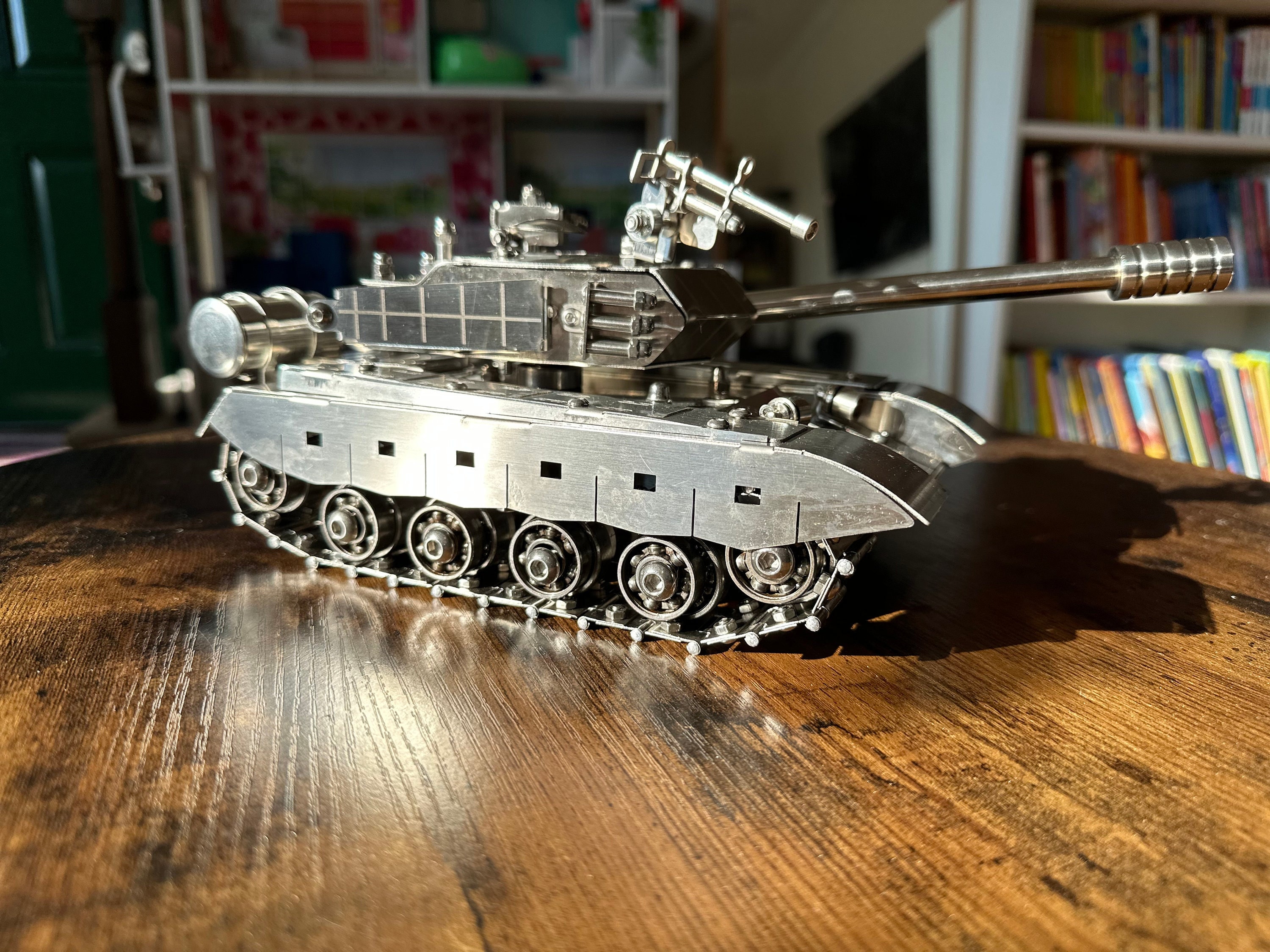 Handmade Fancy Stainless Steel Heavy Sophisticated Tank Model Tank With ...