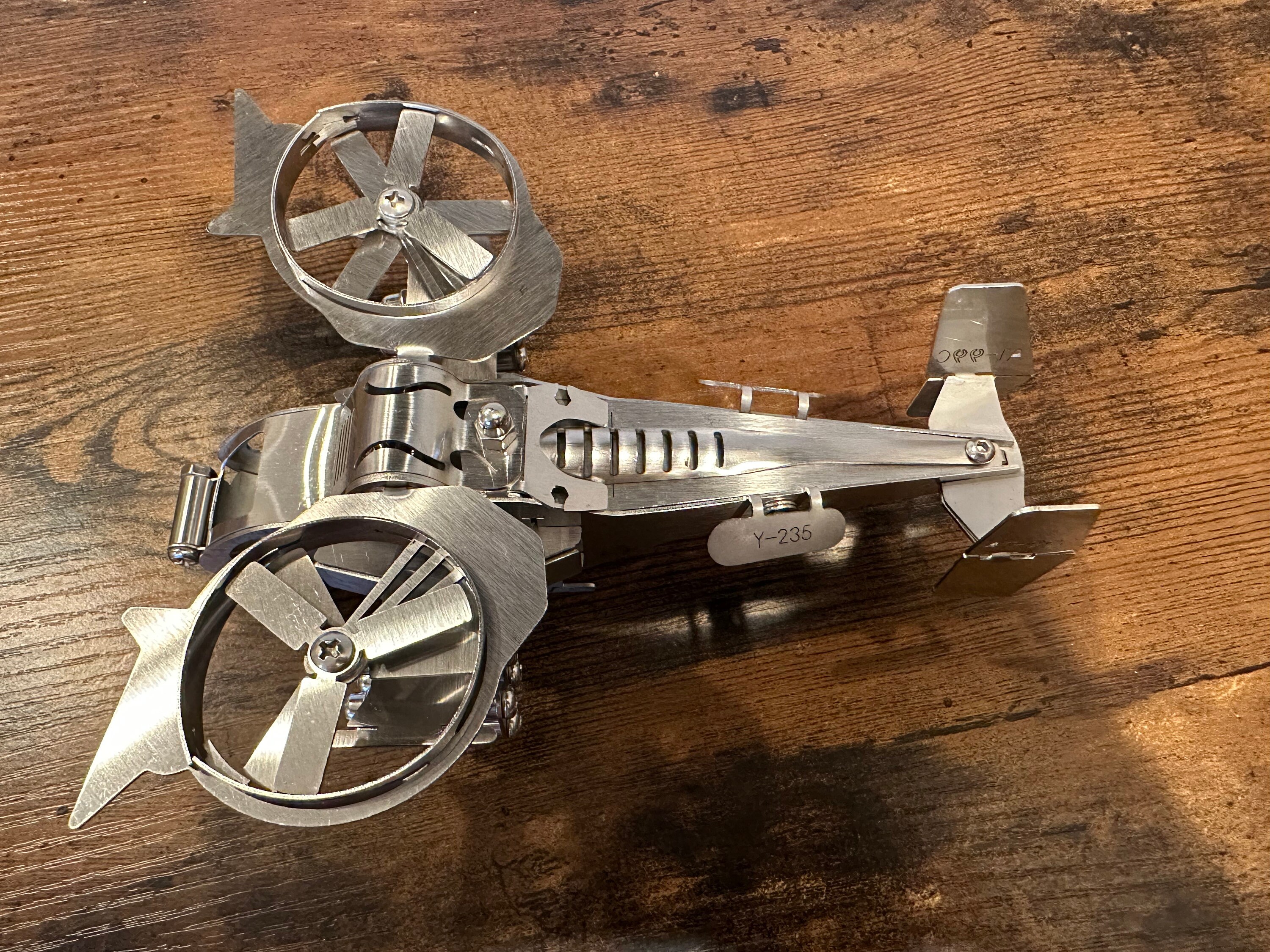 Handmade Stainless Steel Military Fight Helicopter Plane Model Avatar ...