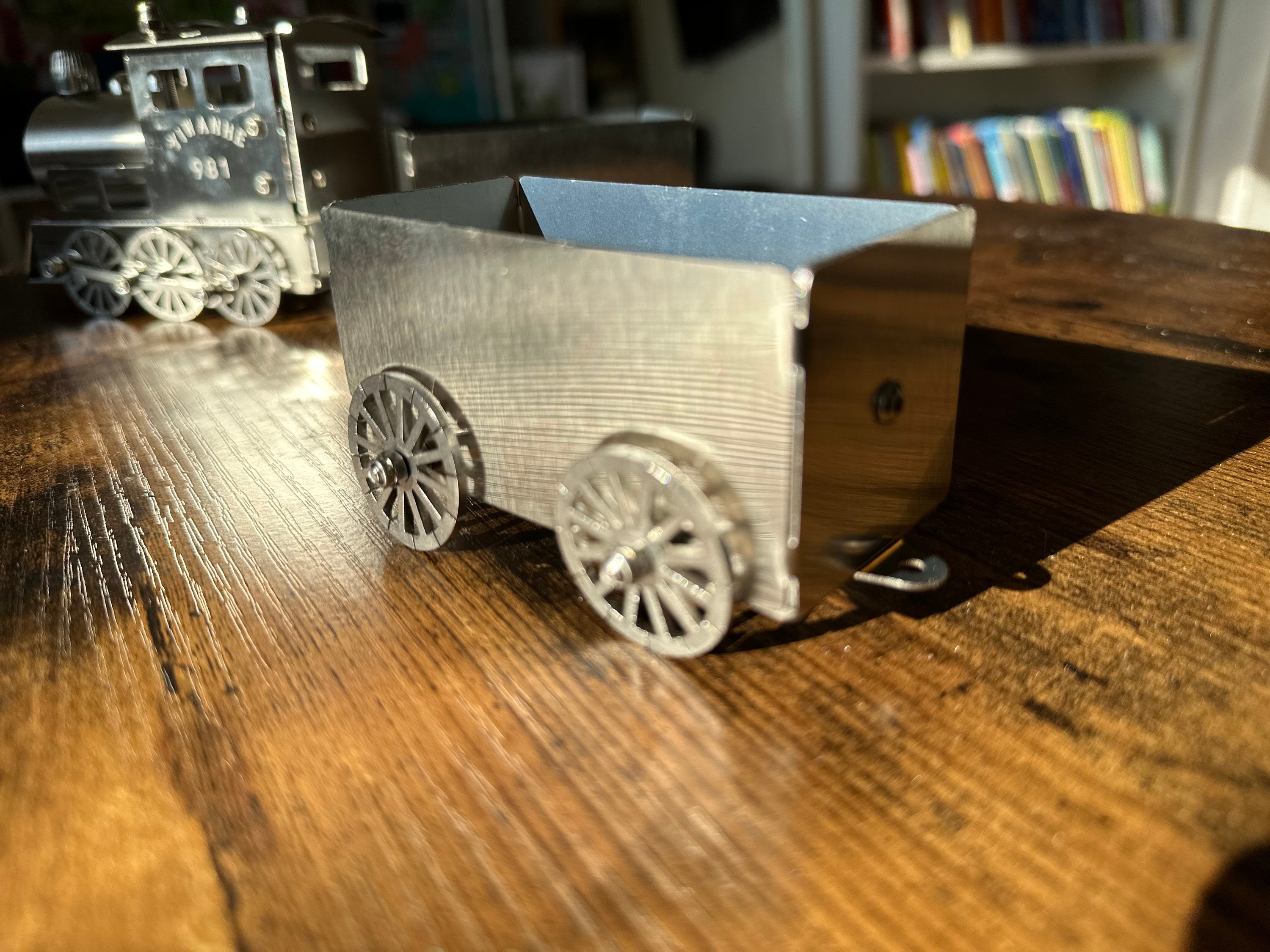 Handmade Metal Stainless Steel Train Head Train Cabin Transport Train ...