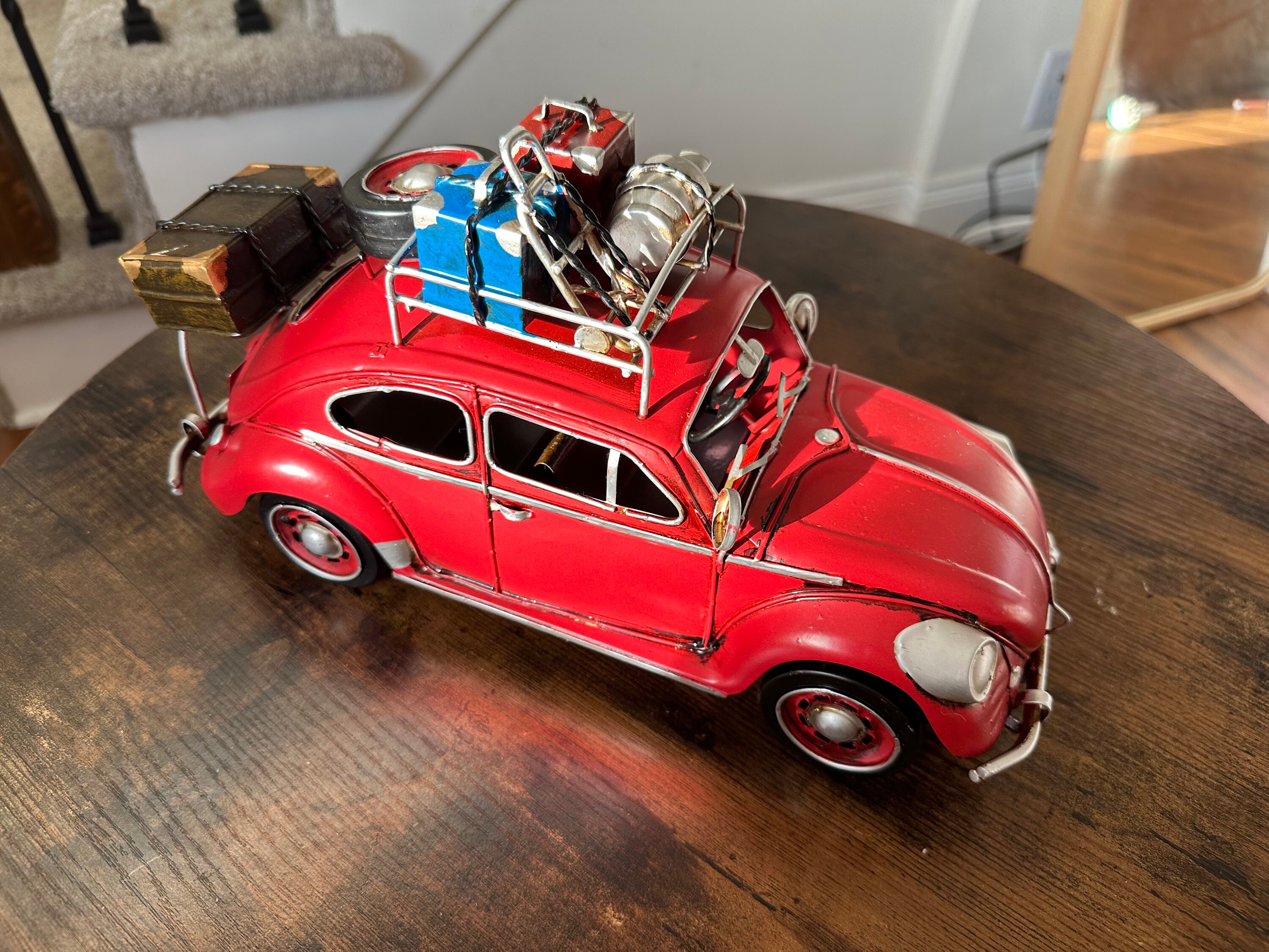 Handmade American Handmade Classic Cars Red Beetle Home Decorations ...