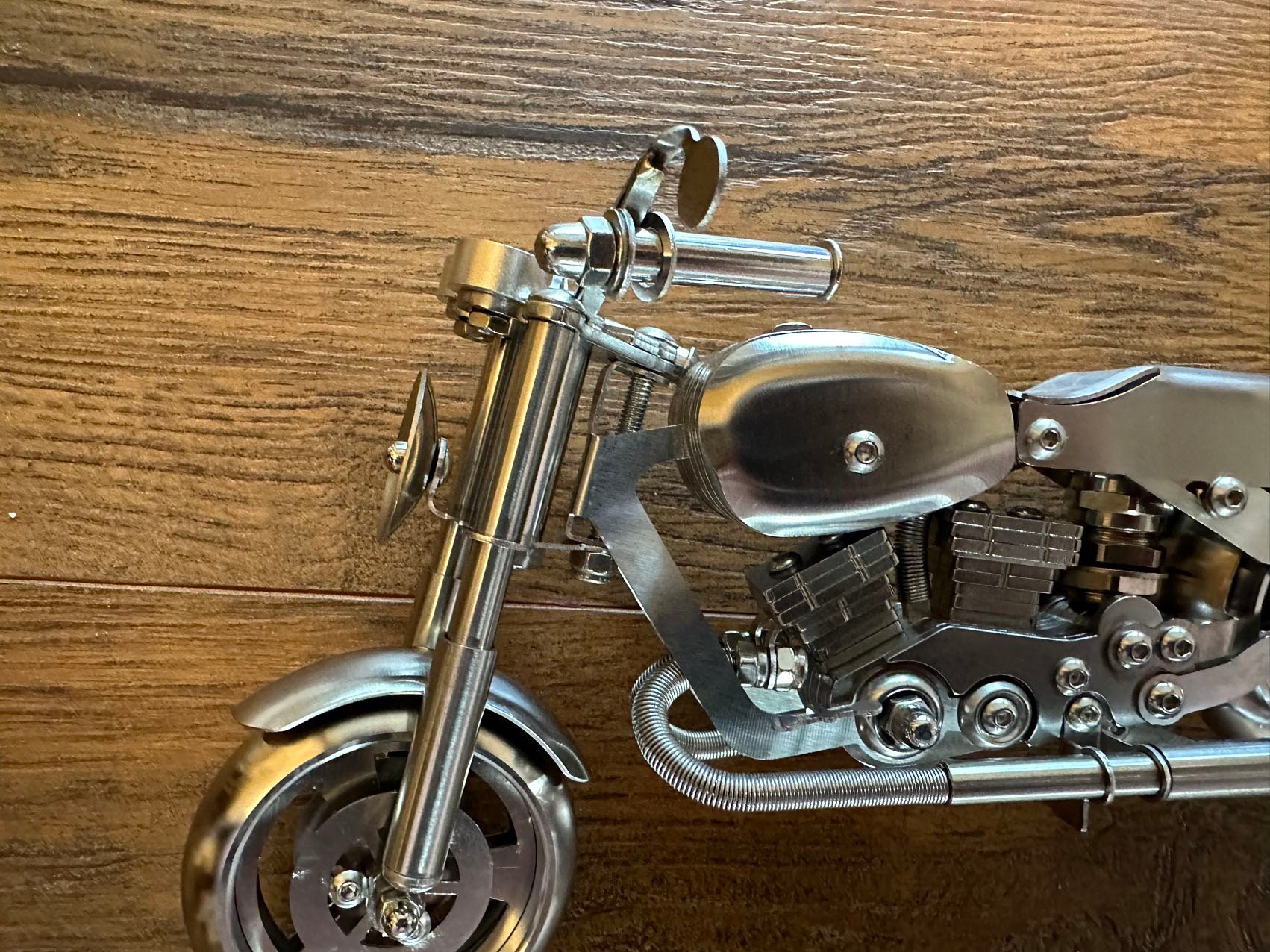 Handmade Vintage Heavy Stainless Steel American Cowboy Fancy Motorcycle ...