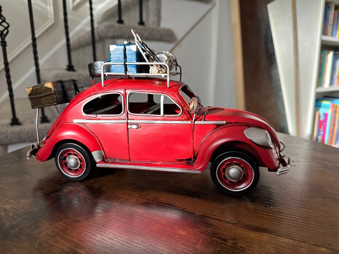 Handmade American Handmade Classic Cars Red Beetle Home Decorations ...