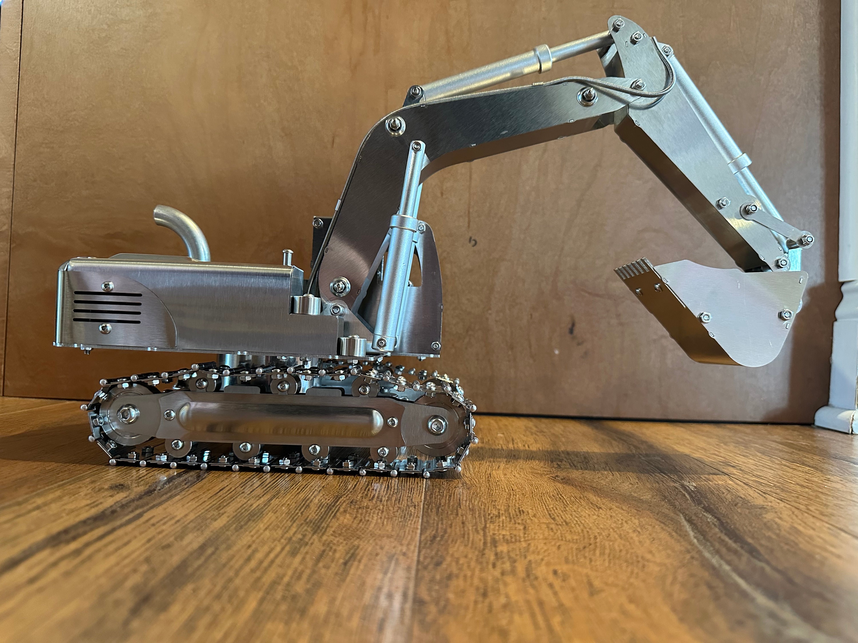 Handmade Fancy Stainless Steel Heavy Sophisticated Excavator Model With ...