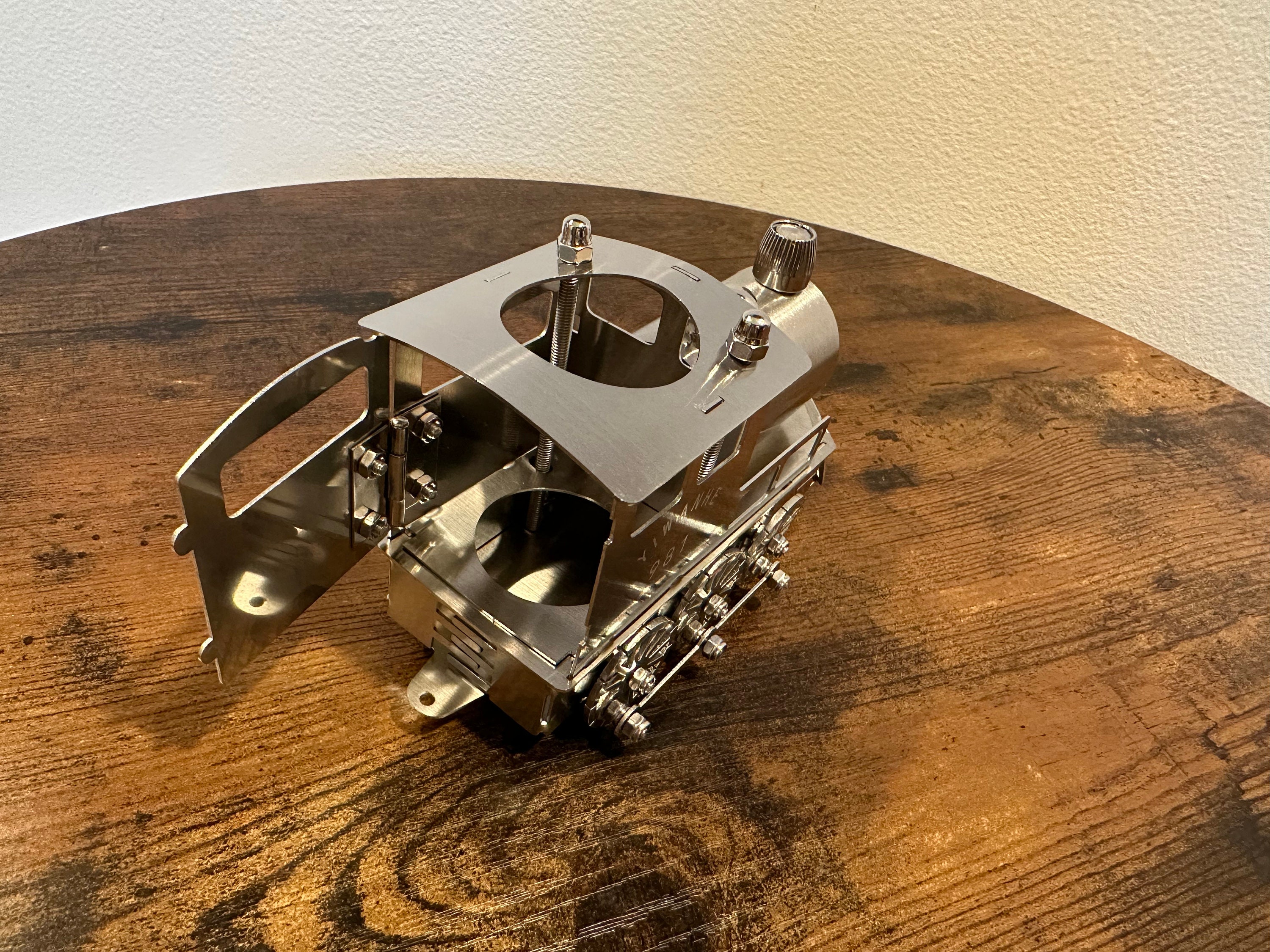 Handmade Metal Stainless Steel Train Head Train Cabin Transport Train ...