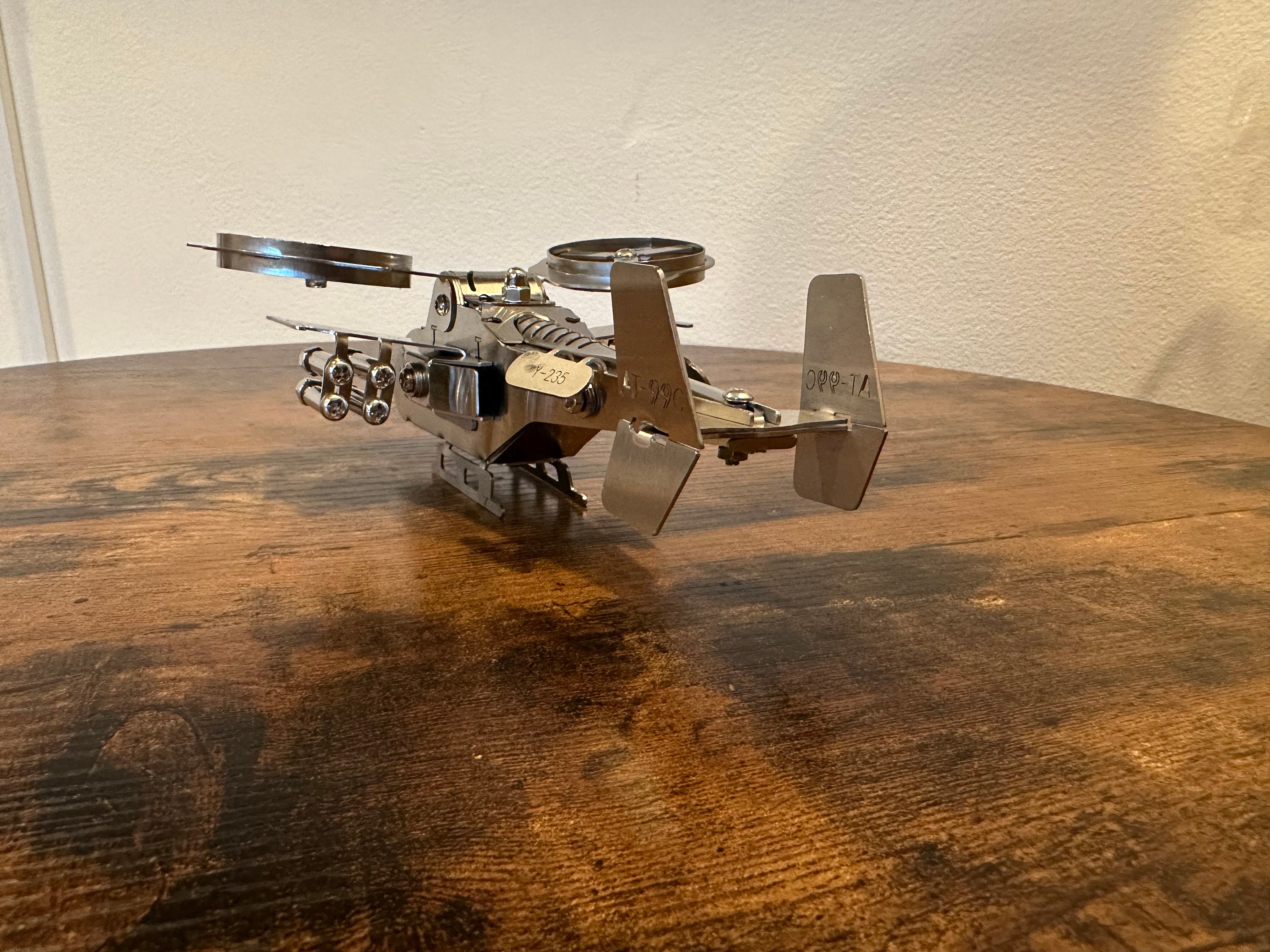 Handmade Stainless Steel Military Fight Helicopter Plane Model Avatar ...