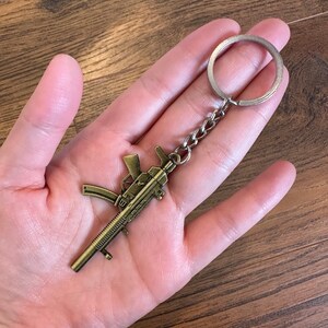 Handmade Metal Firearms M4A1 AK47 MP5 and More Keychain Gift Idea ...