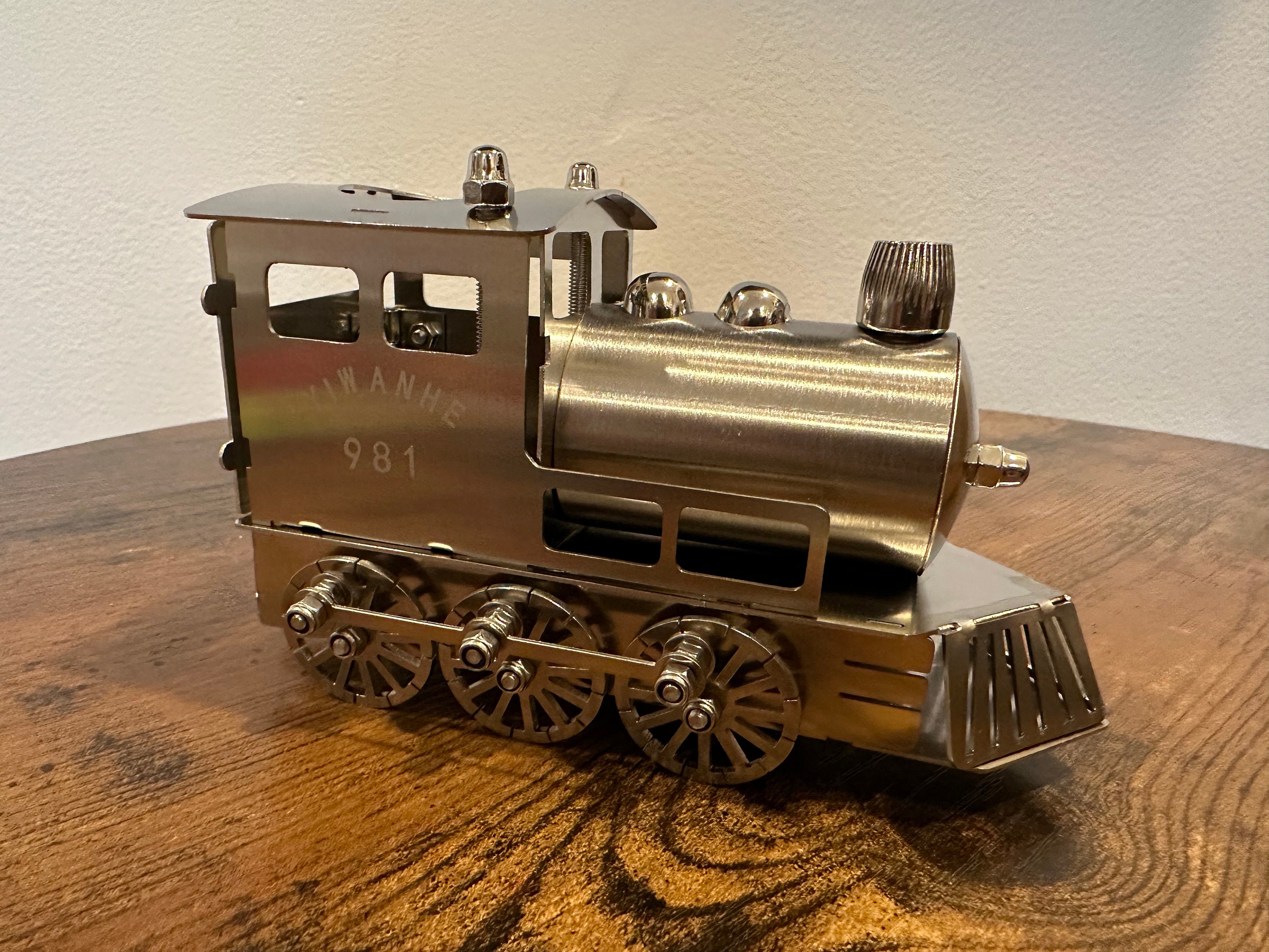 Handmade Metal Stainless Steel Train Head Train Cabin Transport Train ...