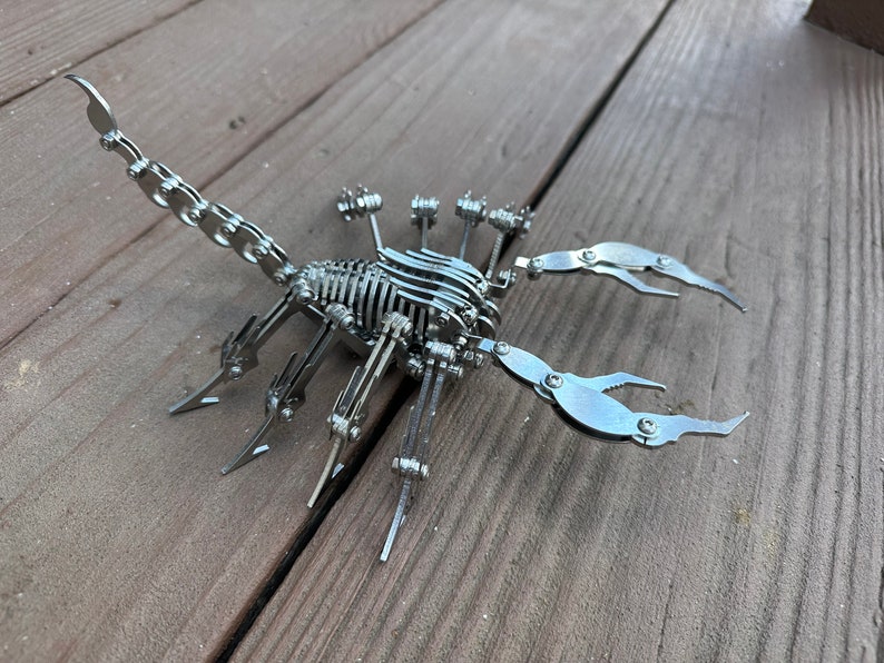 Handmade Stainless Steel Foldable Arms and Legs Scorpion Model Home ...
