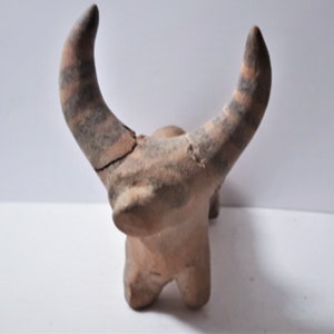 Ancient Indus Valley Harappa Mohenjo Daro Terracotta Zebu Bull Statue ...