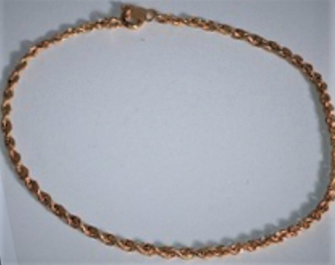 Vintage 14K Yellow Gold MICHAEL ANTHONY Rope Chain Bracelet Lot 7-3/4 ...
