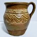 Antique Early American Feathered Wavy Glazed Primitive Pottery Jug Lot ...