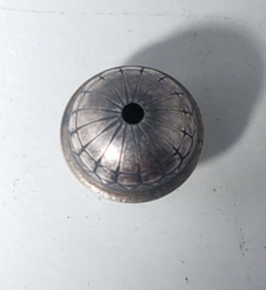 Vintage Sterling Silver Salvaged Stamped Design Navajo Bench Beads 11 ...