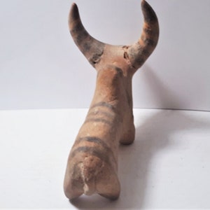 Ancient Indus Valley Harappa Mohenjo Daro Terracotta Zebu Bull Statue ...