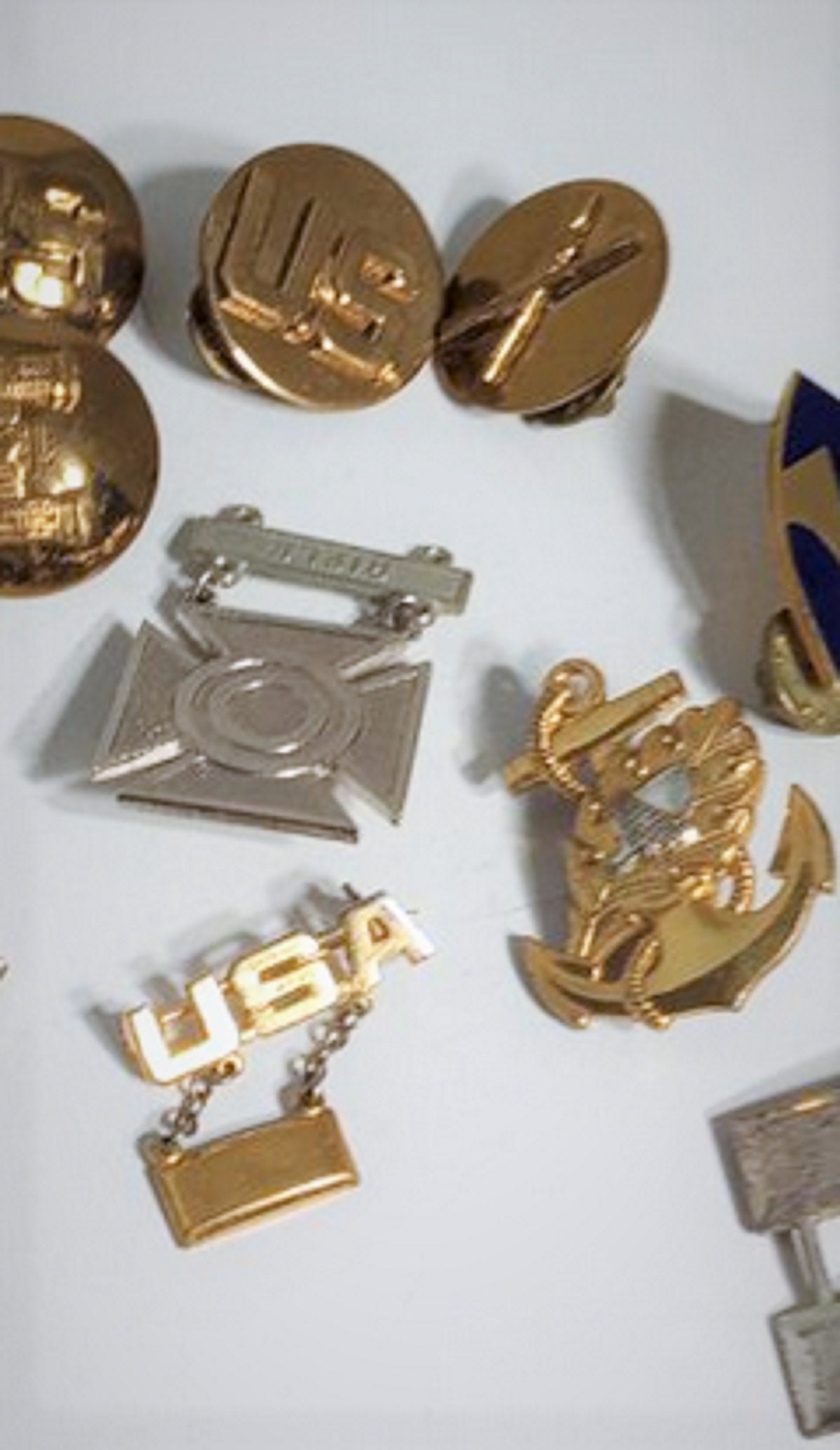 Vintage Mixed Lot of Various US Military Pins and Badges 17 - Etsy