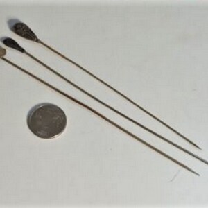 Antique Sterling Victorian Aesthetic Edwardian Hat Pins Lot of 3 - Etsy