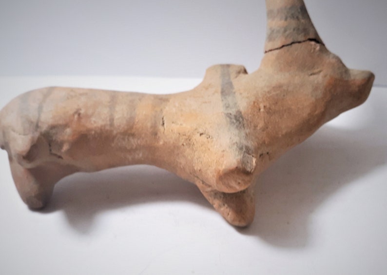 Ancient Indus Valley Harappa Mohenjo Daro Terracotta Zebu Bull Statue ...