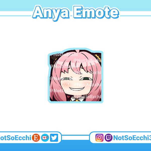 Spy X Family Emotes Twitch - Etsy