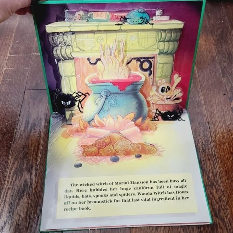 Vintage 90s 1997 Grandreams USA Scary Halloween Pop up Book - Etsy