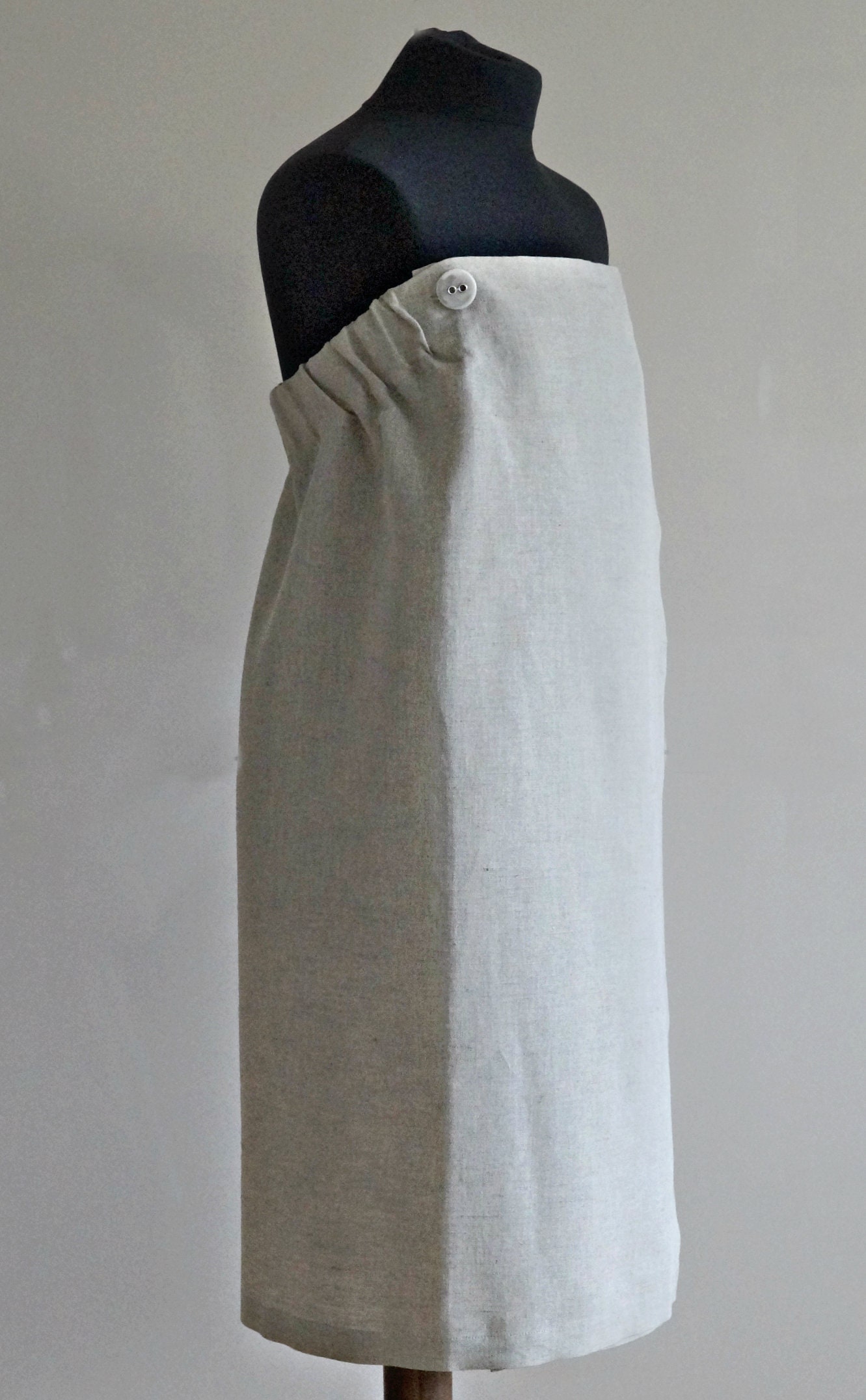 Linen Pareo for Sauna. Sauna Skirt. Linen Spa Wrap. Linen Bath Towel ...