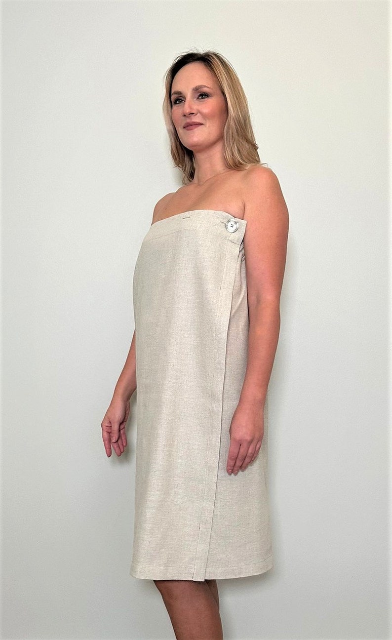 Linen Pareo for Sauna. Sauna Skirt. Linen Spa Wrap. Linen Bath Towel ...