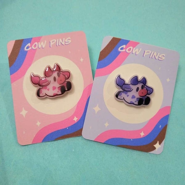 Cow Pin - Etsy
