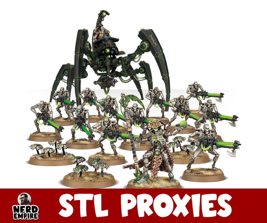 Start Collecting Necrons STL 3D Printing Warhammer 40k 2016 - Etsy