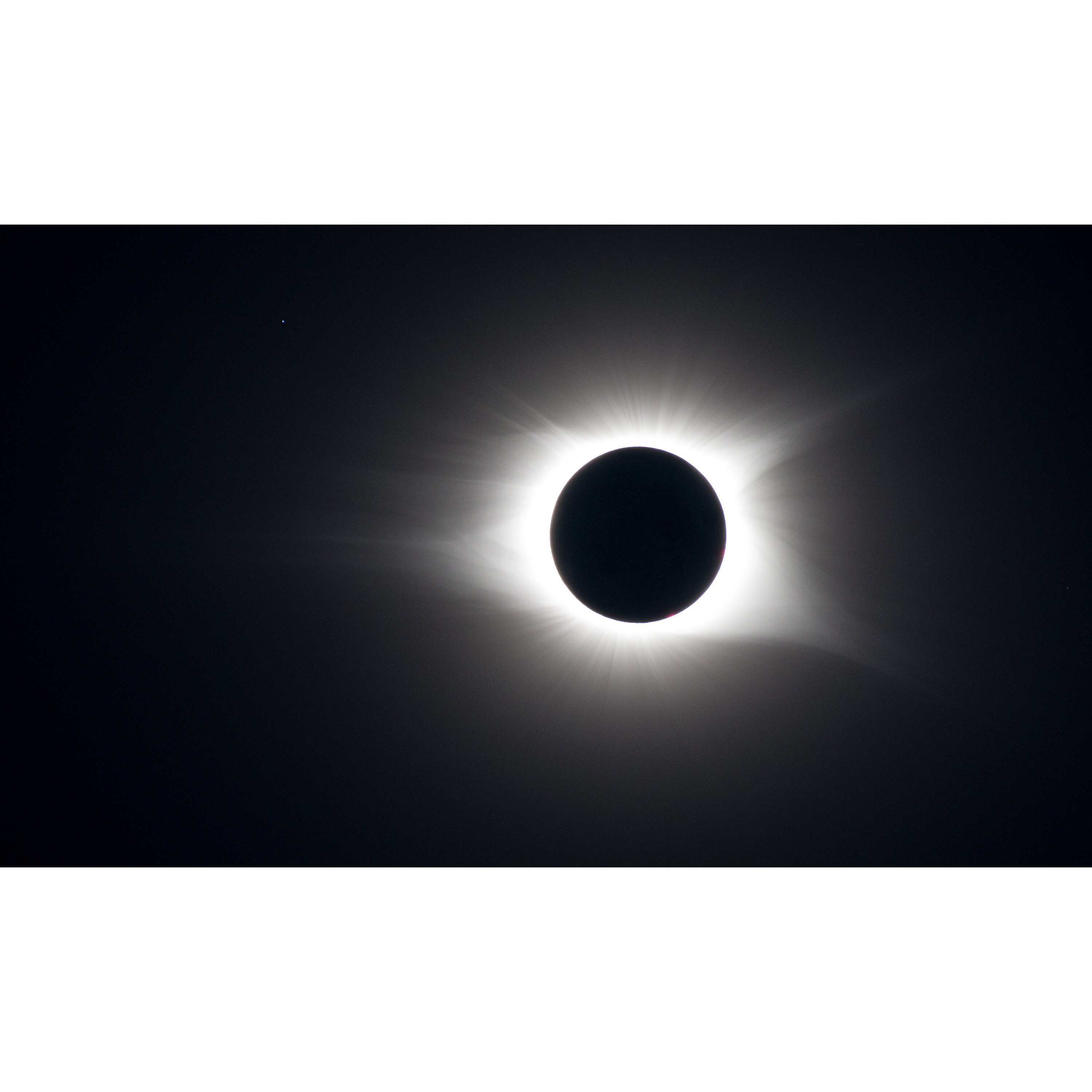 Solar Eclipse Full Totality With Flares Fine Art Print / Canvas ...
