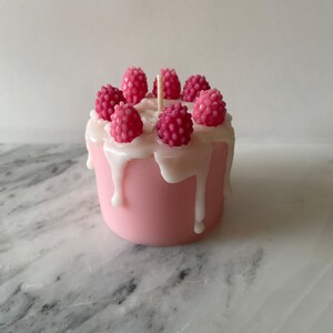 Raspberry Cake Candle Dessert Candle Cute Candle for Mothers Day Gift ...