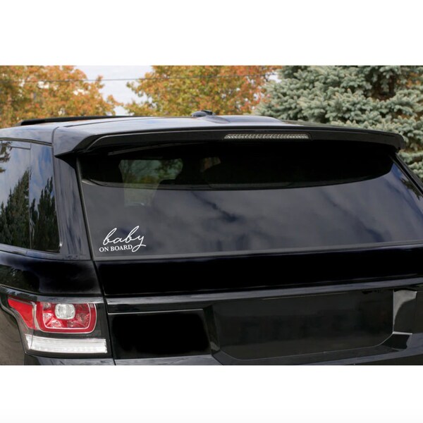 Baby Car Decal - Etsy