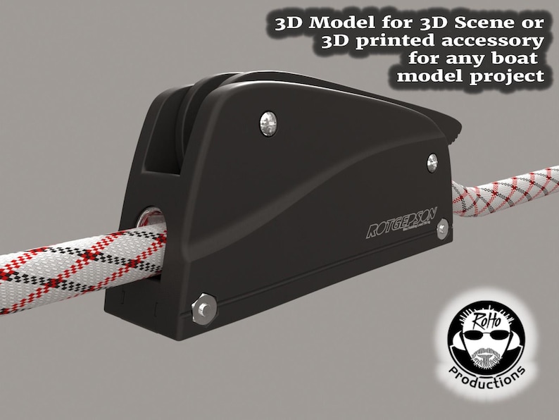 Marine Line Clutch - 3d Model - for 3d Scenes or 3d Printed Parts for ...