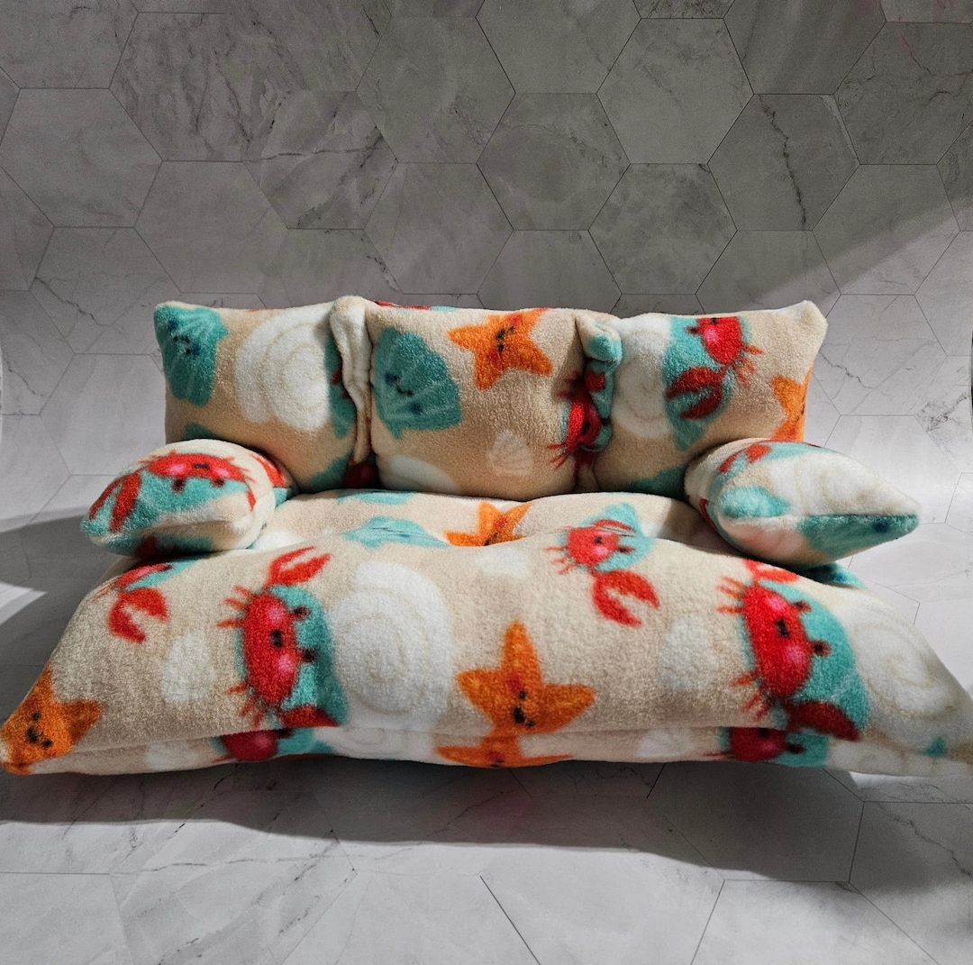 Mini Pet Couch: Customizable Fabric Sofa for Small Animals - Etsy