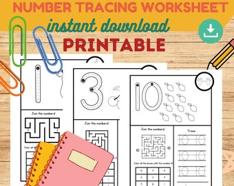Printable and Downloadable Days of the Week Tracing Worksheet - Etsy