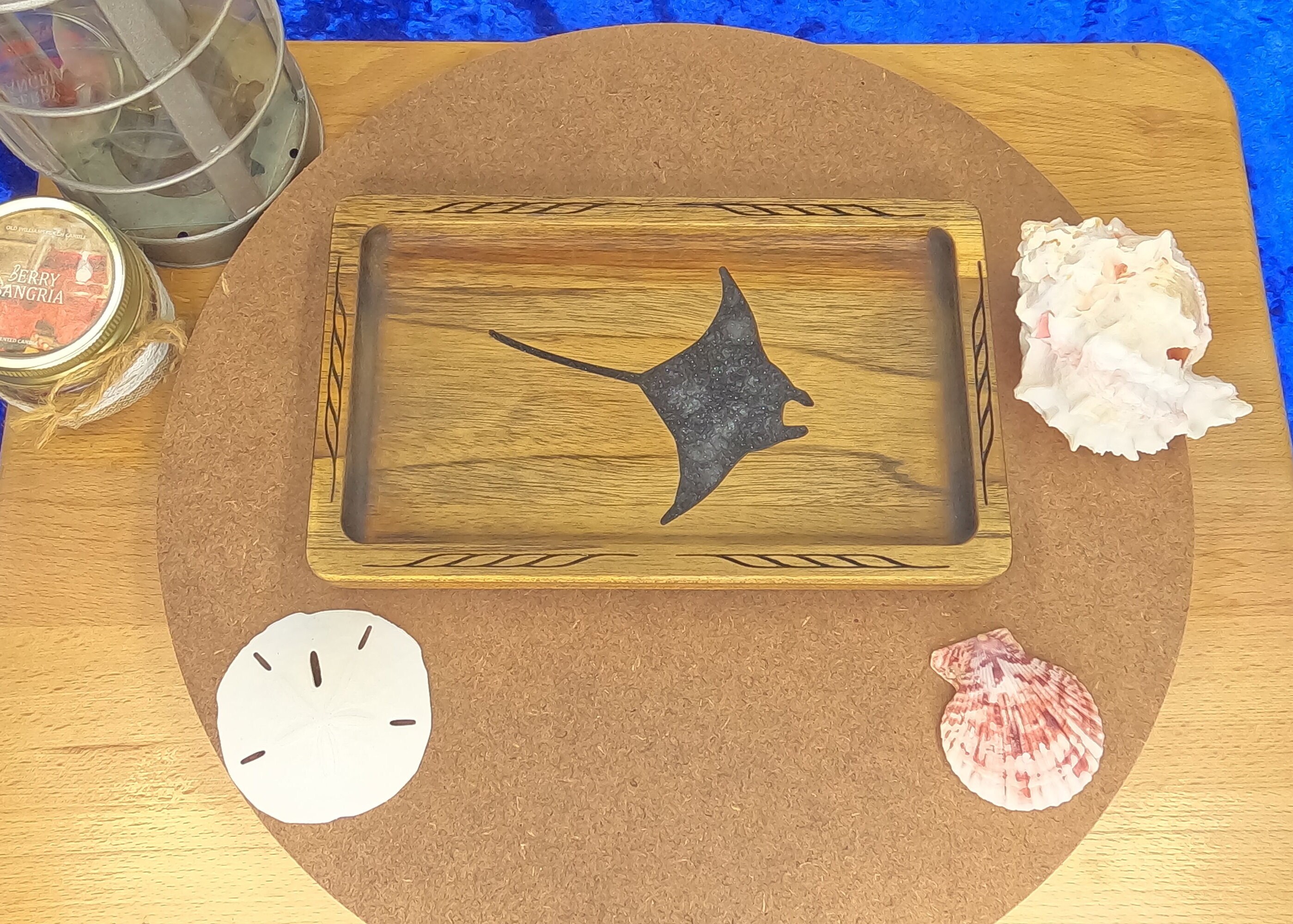 Deep Space Sting Ray Tray/catch Tray - Etsy