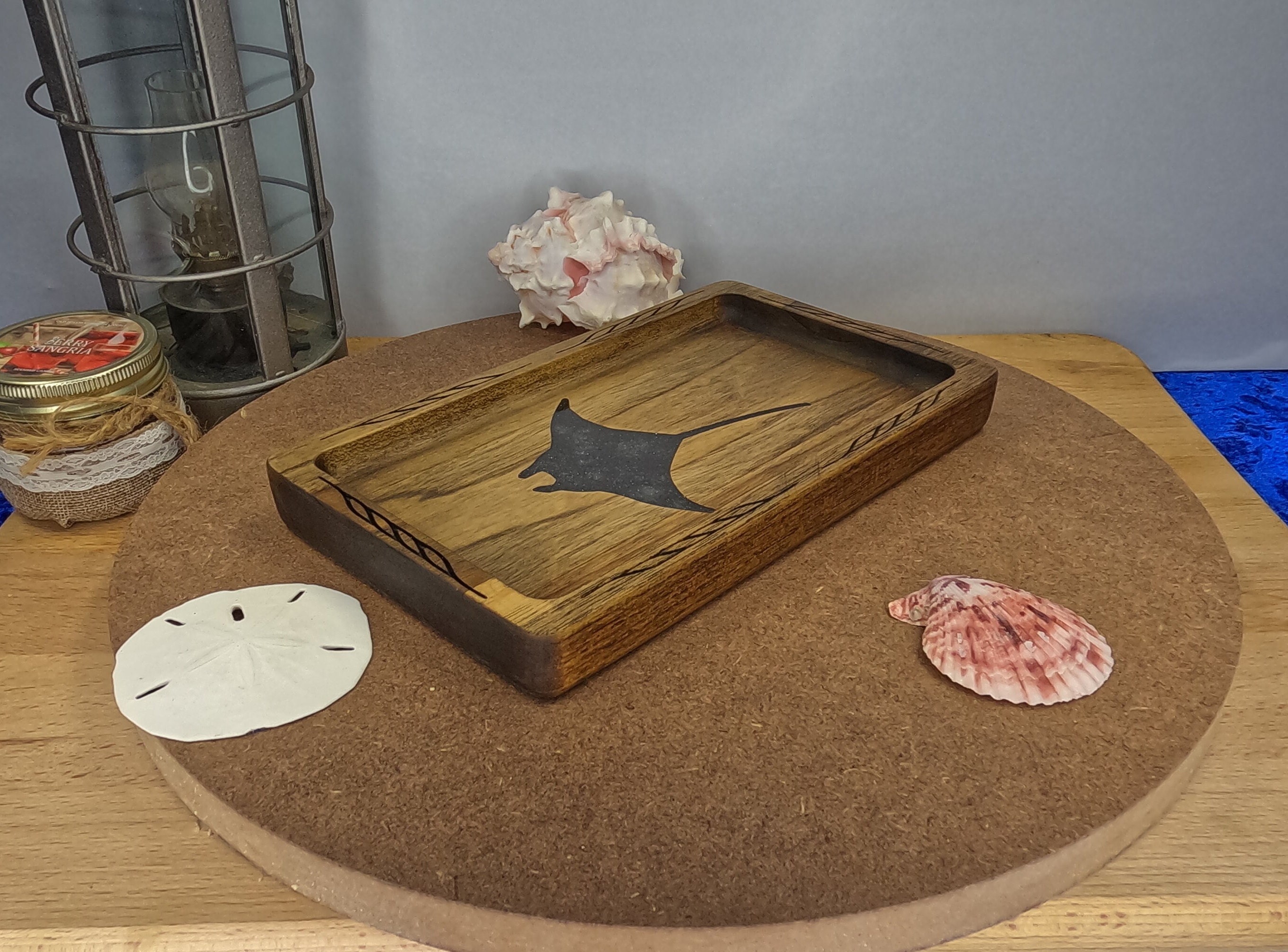 Deep Space Sting Ray Tray/catch Tray - Etsy