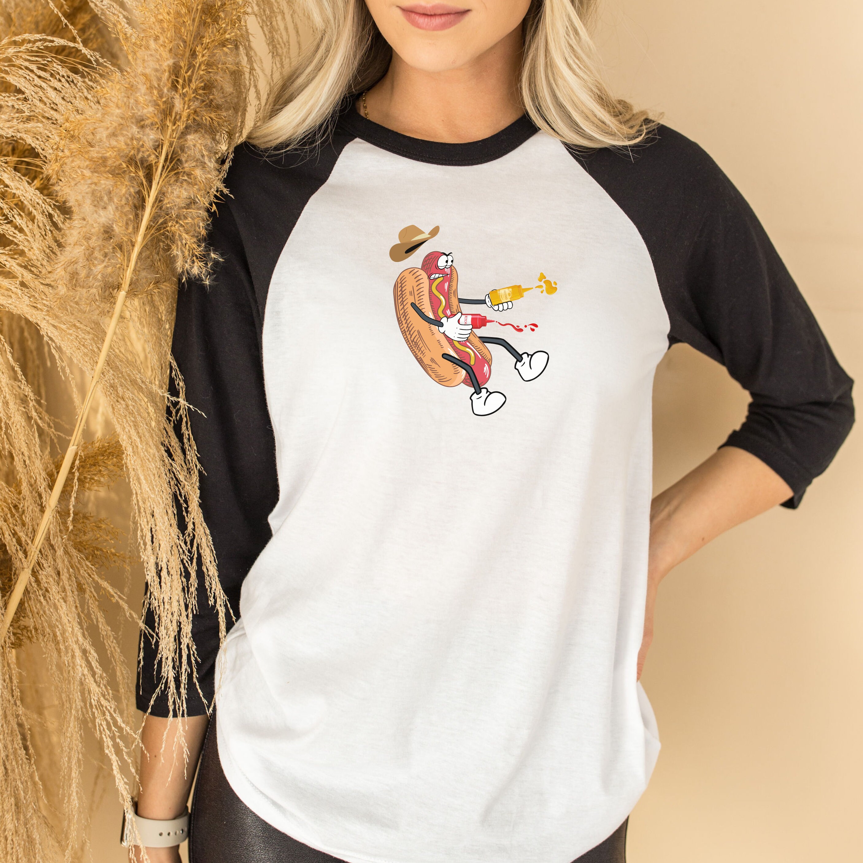 Retro Hot Dog Shooter, Hilarious Novelty Graphic, Retro 80s, Weird ...