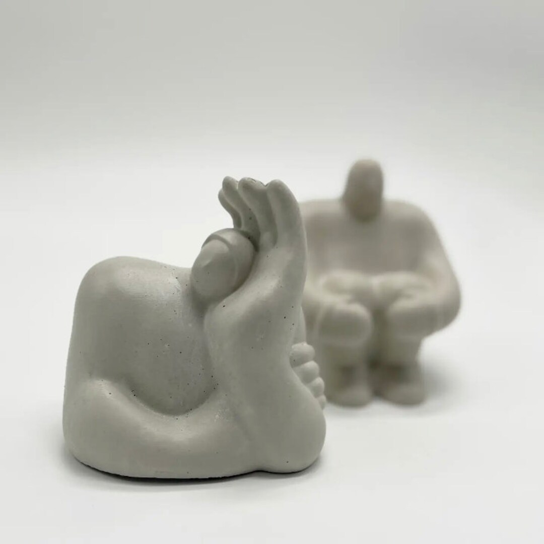 Duo Concrete Figures - Etsy
