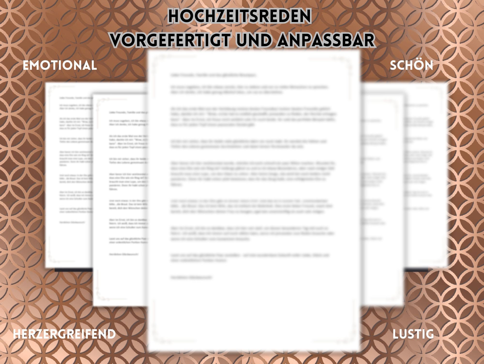 German Wedding Speech Bundle - Etsy