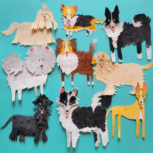 Custom Paper Pet Portraits - Etsy