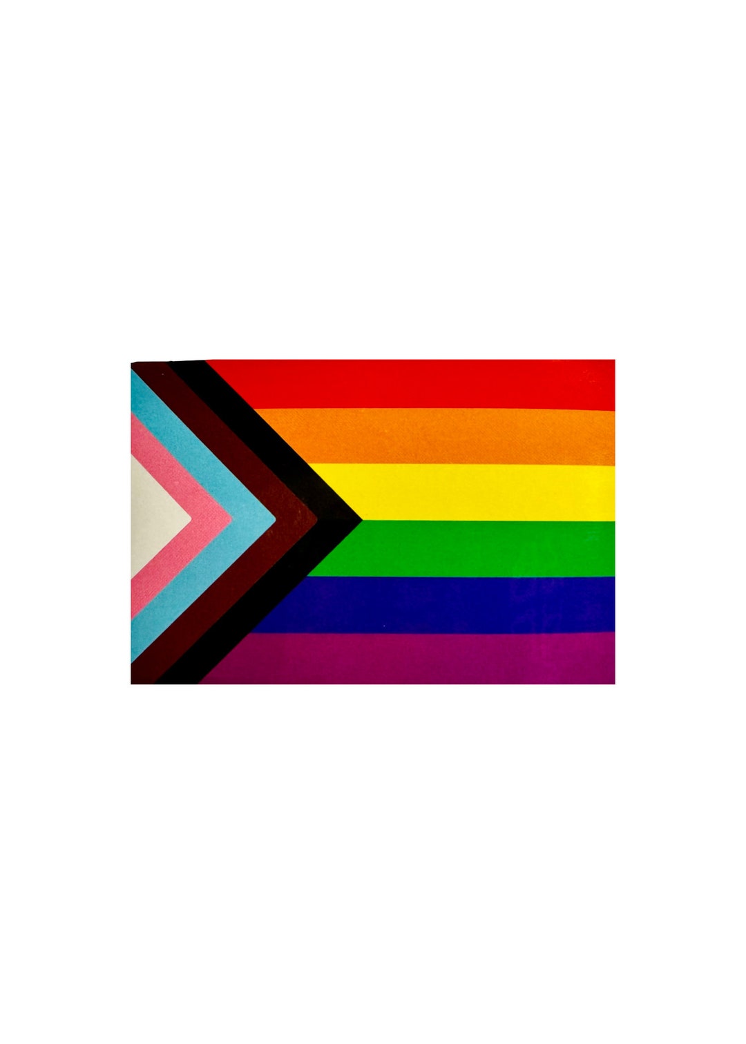 Progressive Pride Flag Stickers 2 X 3 - Etsy
