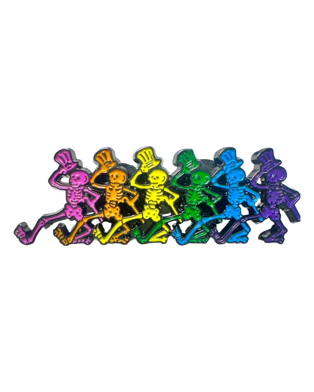 Grateful Dead Dancing Skeletons Pin - Etsy