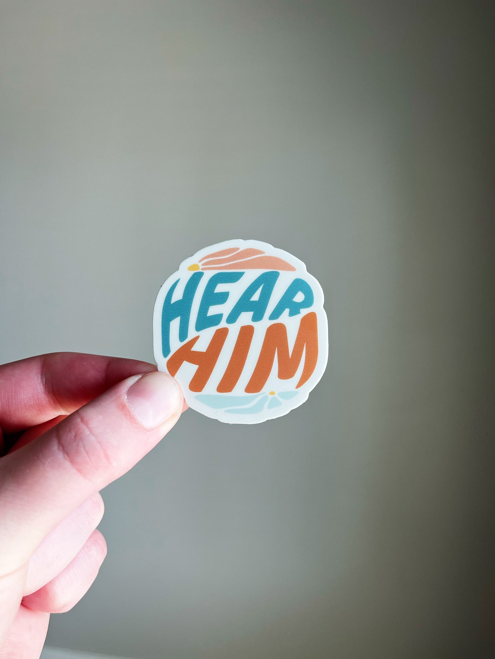Hear Him Sticker | Christian Sticker | LDS Sticker - Etsy