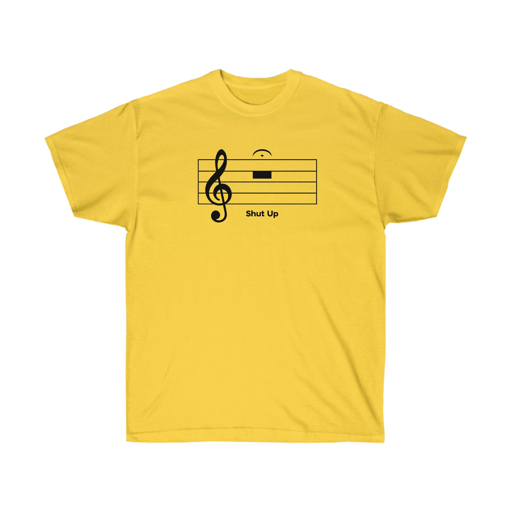 Shut up Shirt Music Humor - Etsy