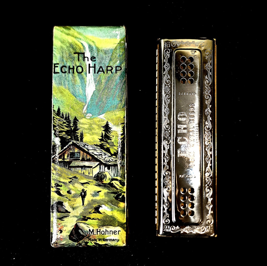 Vintage Hohner the ECHO Harp Double Sided Harmonica With Original Box - Etsy