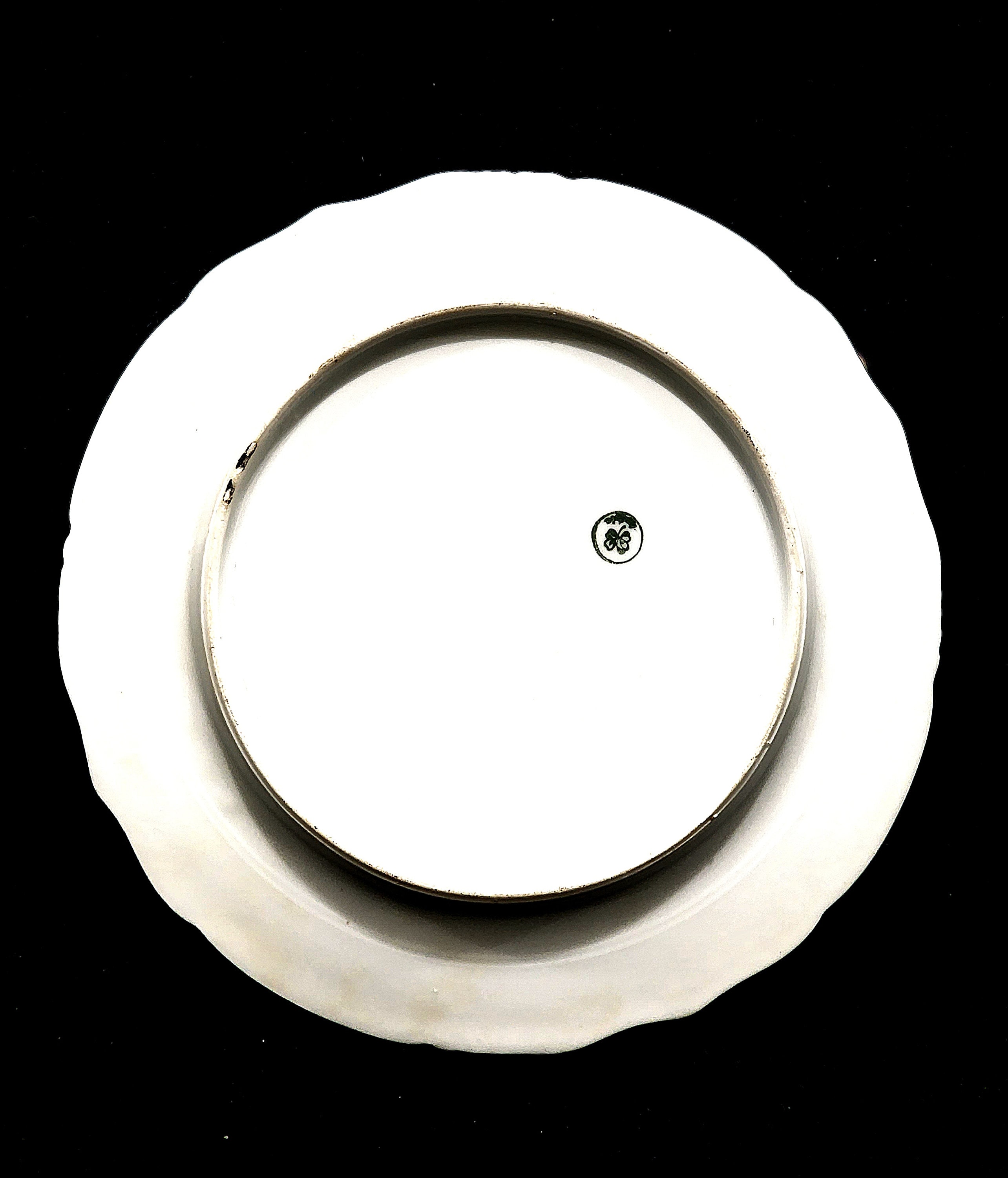 Antique Roman Lady Plate Made in 19th Century Austria 8 1/2 Porcelain ...