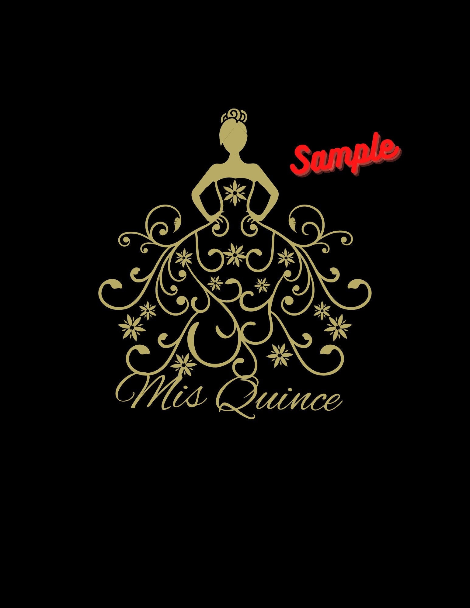 Mis Quince, Quinceañera Dress, Cake Topper, Birthday SVG, PNG - Etsy